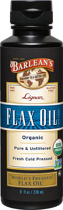 Organic High Lignan Flaxseed Oil | Flax Lignans | Vegan Flax Oil ...
