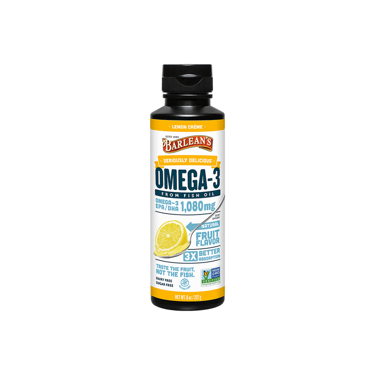 Lemon Fish Oil | Omega-3 Fish Oil Lemon Flavor | Barlean's – Barlean's ...